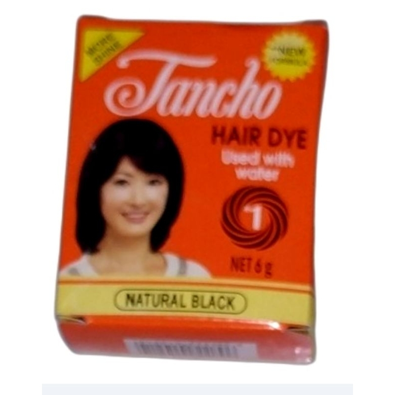 Tancho hair dye natural black 6 ml | Shopee Malaysia