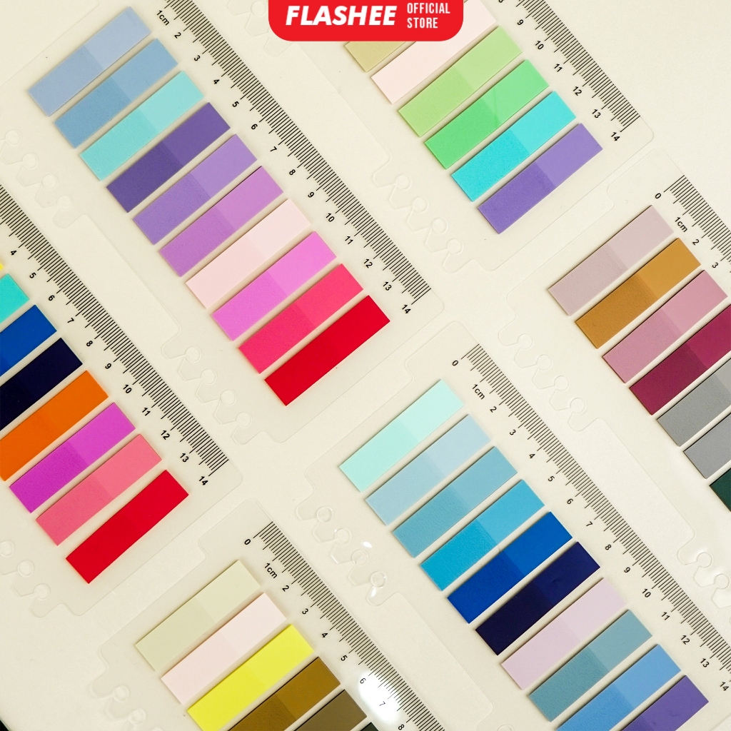 Flashee Memo Stick Notes Fancy Pastel Divider Markers 200 Sheets 10 ...