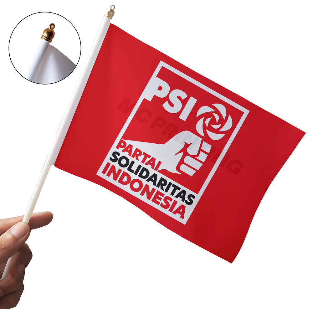 Nazhifa Printing - PSI Party Hand Flag Waterproof Taslan Material Party ...