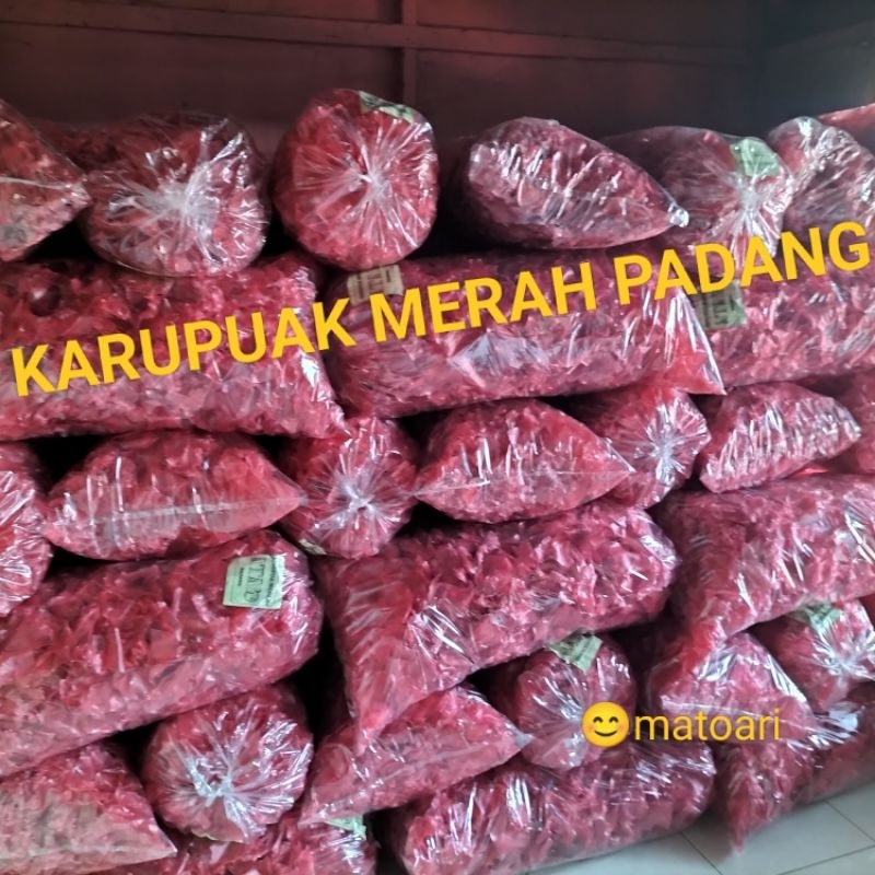 MERAH Original Padang Raw Red Crackers 1000gr (1kg) | Shopee Malaysia