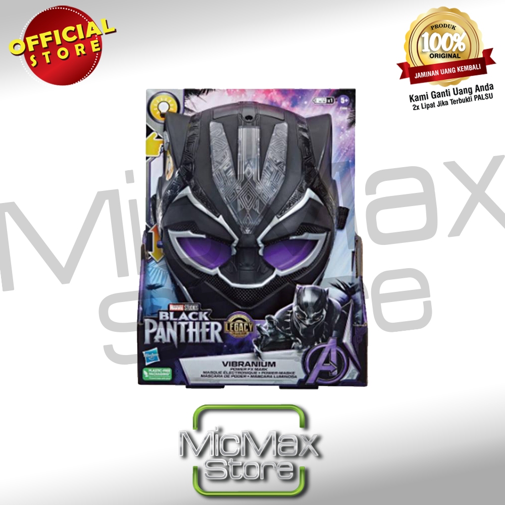 Marvel Avengers Black Panther Vibranium Power Fx Power Fx Mask Endgame ...