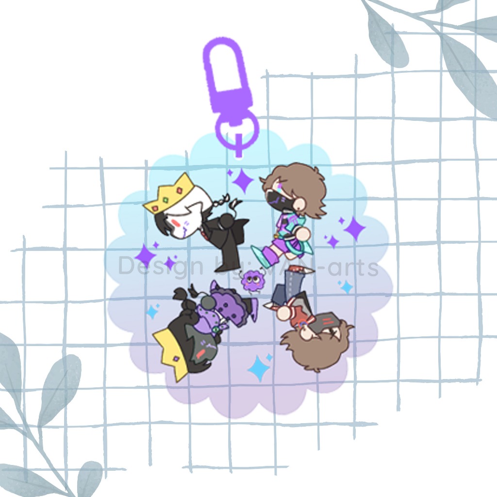 Ranboo Sarnas Keychain and Stickers | Shopee Malaysia