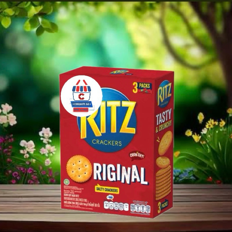 Ritz Crackers Salty Crackers Original Crunchy! - Ritz Krekers Box 300g ...