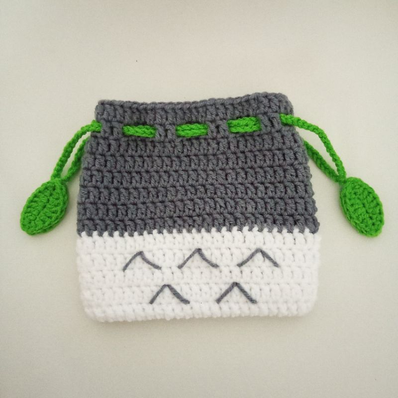 Totoro Pouch Crochet Handmade | Handmade Knitted Totoro Pouch | Studio ...