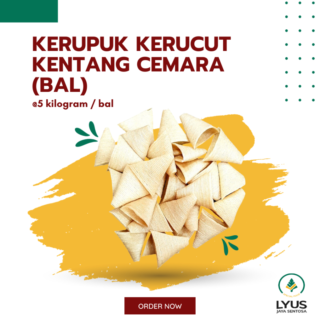 Pine Potato Cone Crackers / Crackers @5kg (BAL) | Shopee Malaysia