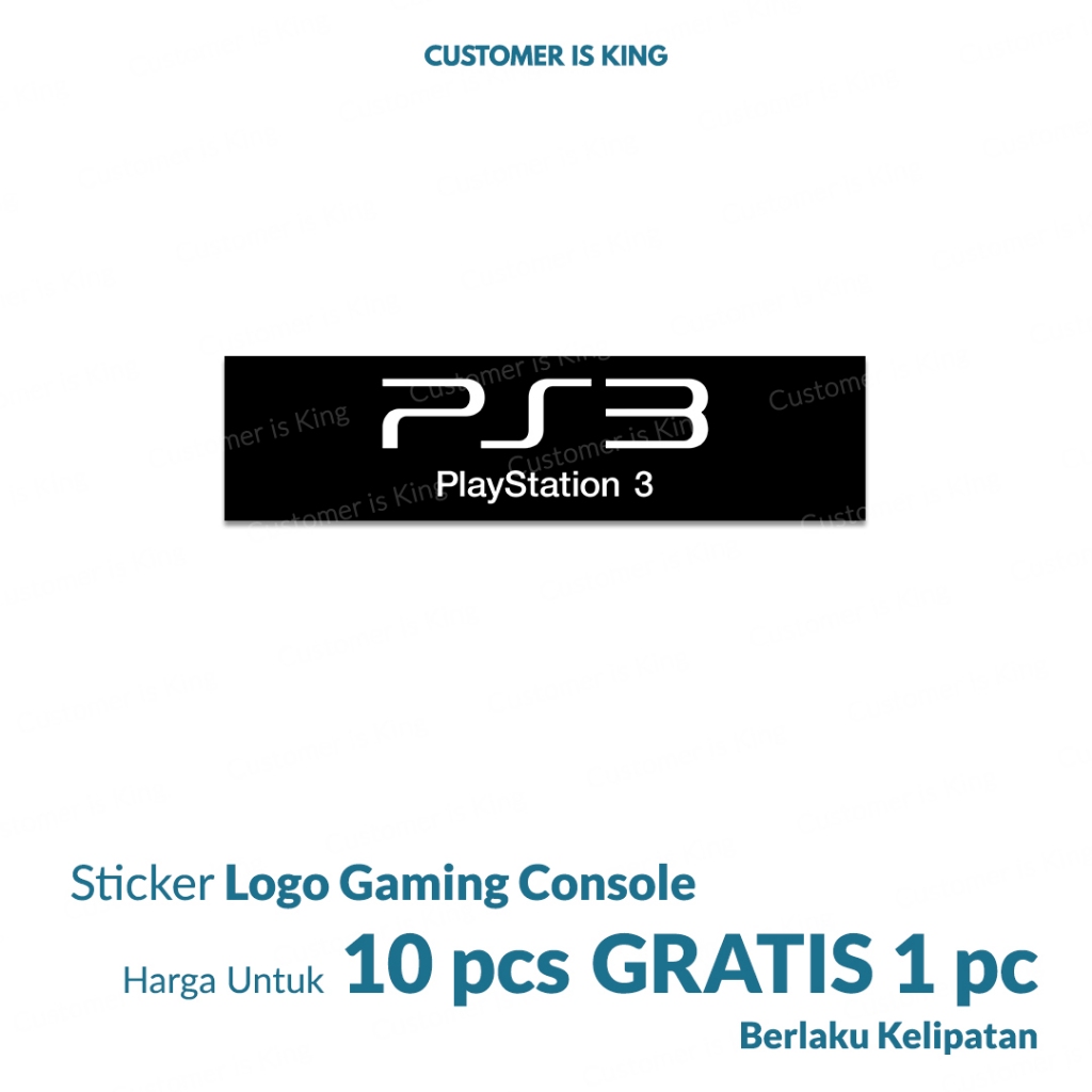 Ps3 Playstation 3 Logo Sticker | (Buy 10 Get 1 Free) | Shopee Malaysia