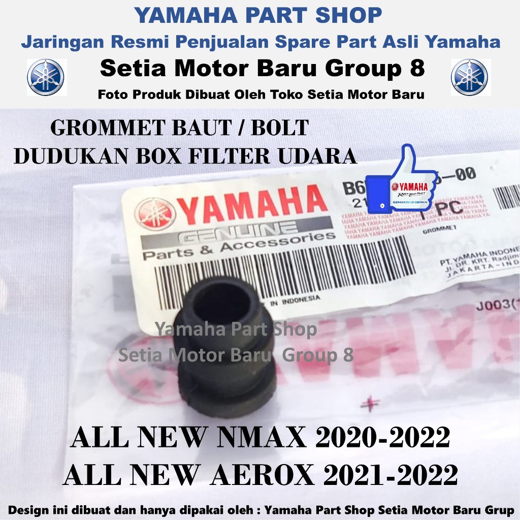 Rubber Gromet Grommet Bolt Holder Box Air Filter All New Aerox Nmax N ...