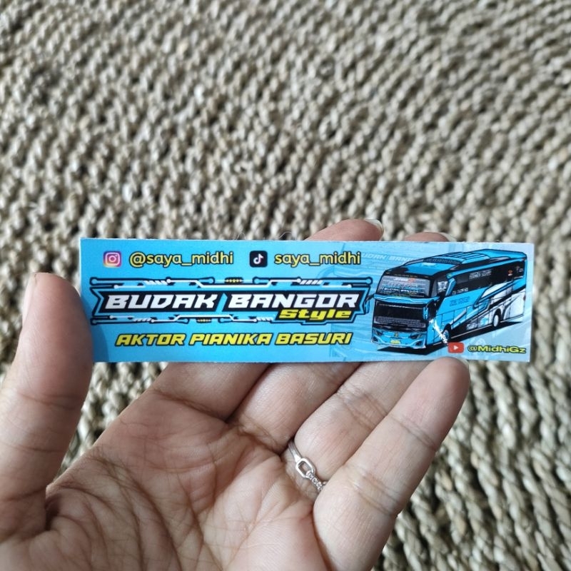 Telolet BASURI BUS STICKER/OM TELOLET STICKER SATURN Armageddon BENTAS ...