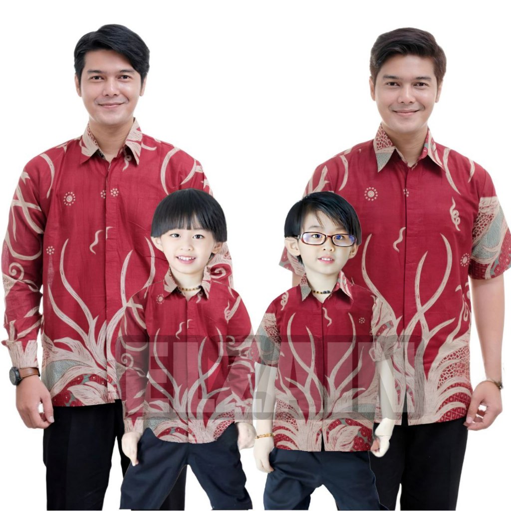 MERAH The Latest EL ZAIN BATIK For The Couple sweet | Red Pineapple ...
