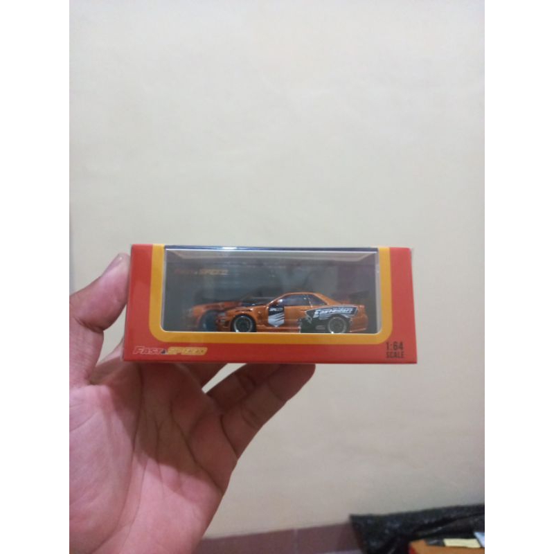 Nissan Skyline R34 Fast Speed Need For Speed NFS Orange Gold | Shopee ...