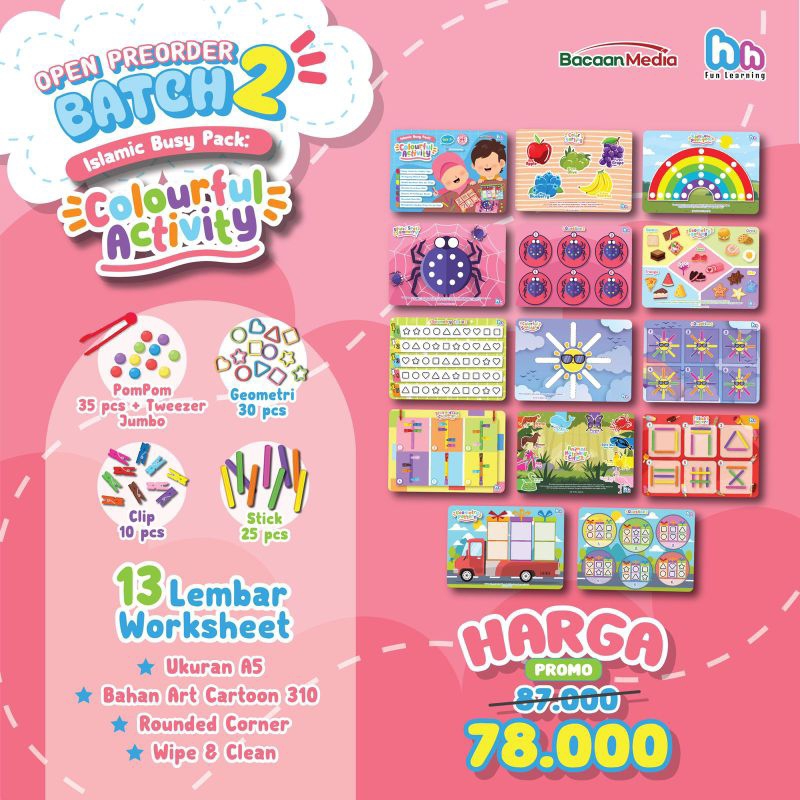 Islamic Busy Pack Colorfull Activity | Shopee Malaysia