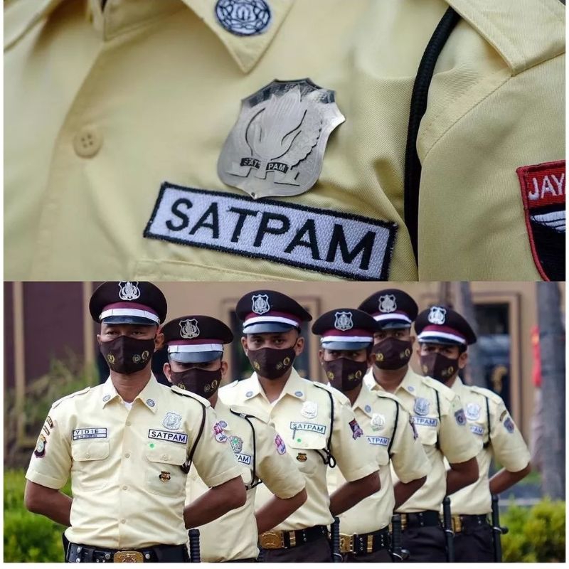 1 Set Of The Newest PDH/PDL security Guard Uniform original cream Color ...