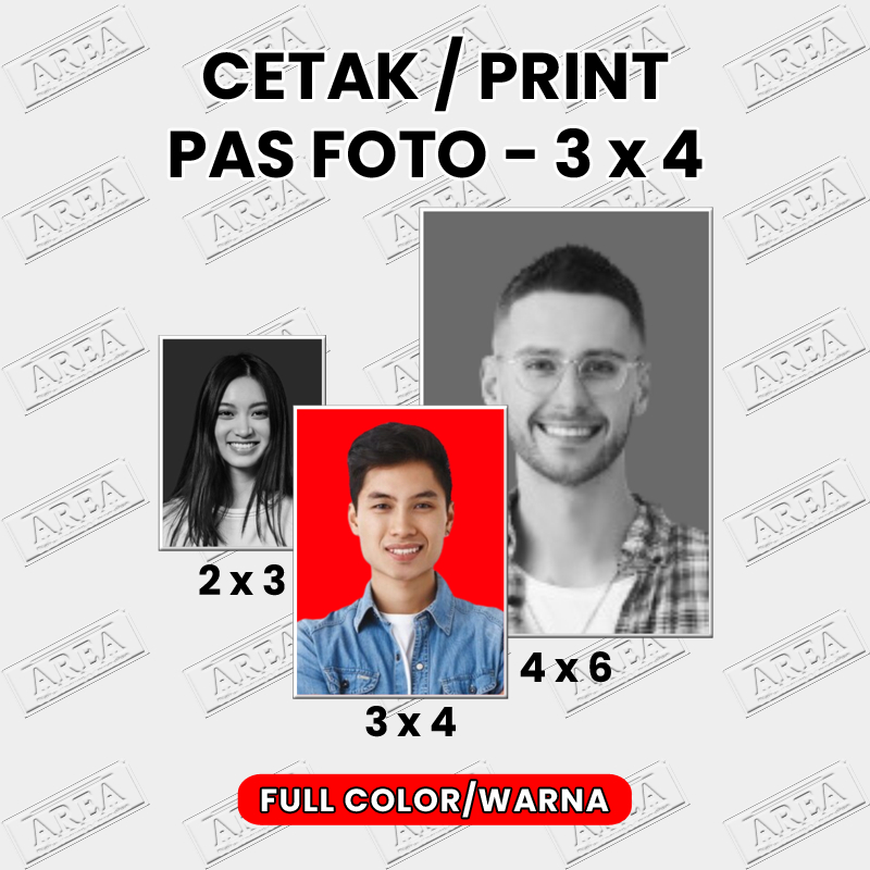 Print Photo 3x4 Color/Full Color | Shopee Malaysia