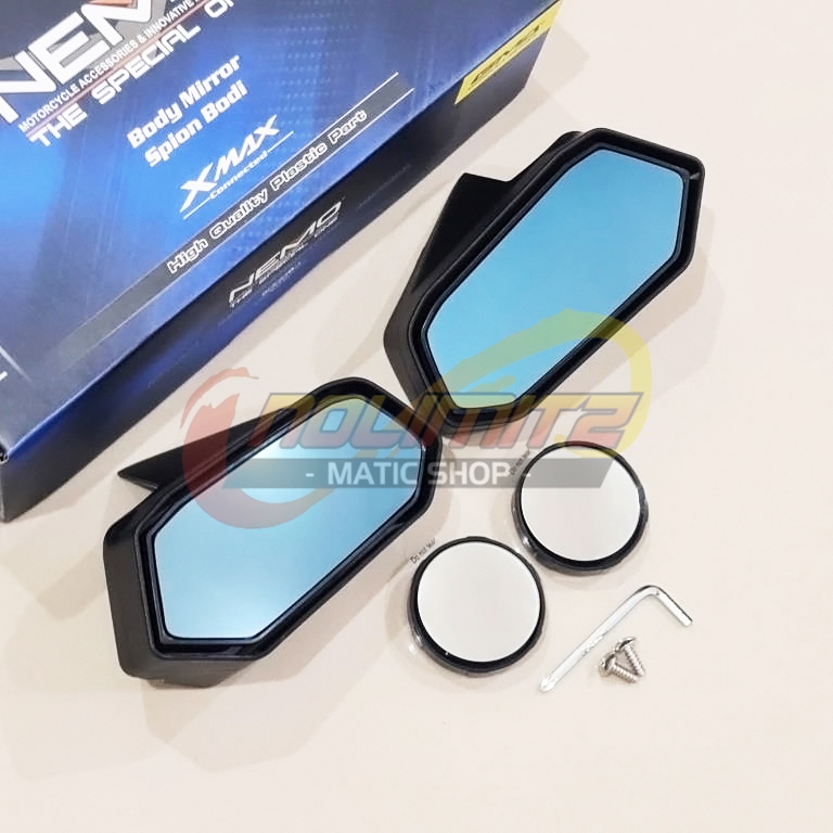 Nemo Mirror Body Mirror NEW Yamaha XMAX 2023 Connected | Shopee Malaysia