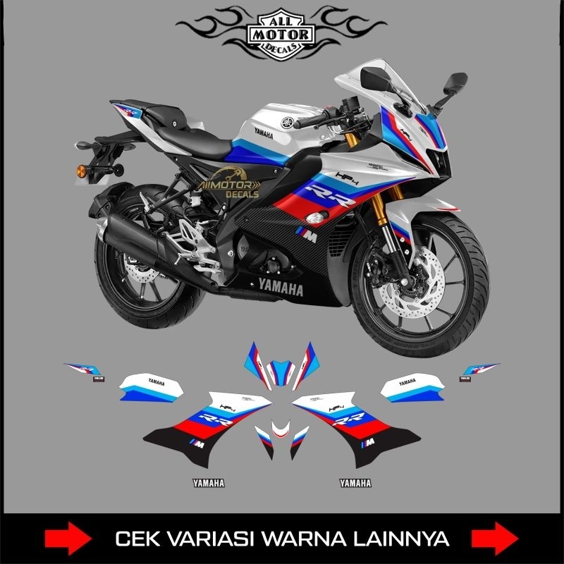 Striping Sticker Yamaha R15 V4 Motif Bmw Hp4/Decal Motor R15M/Sticker ...