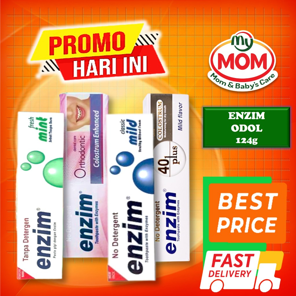 Enzim Series 124gr - Toothpaste Fresh Mint - Mild - Toothpaste 40 Plus ...