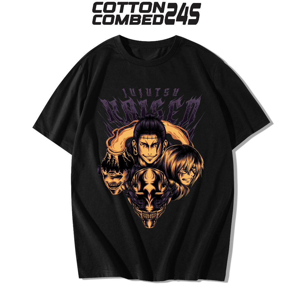 T-shirt Jujutsu Kaisen Villain Geto Gank Big Size Jumbo Front Tshirt ...