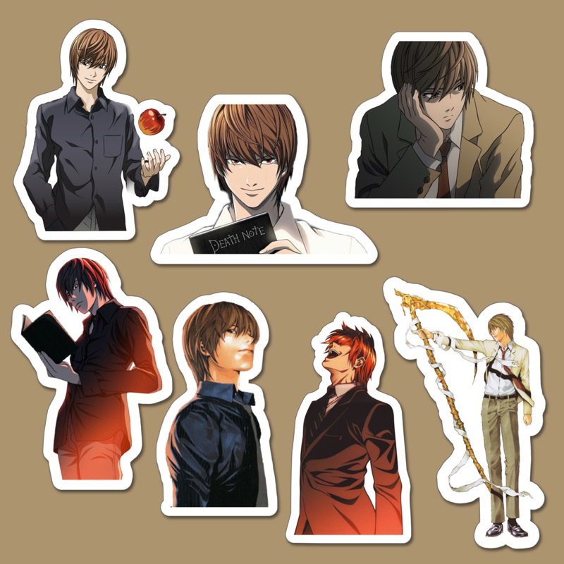 Anime Sticker Death Note Kira Light Yagami L Lawiet Misa Amane Ryuk ...