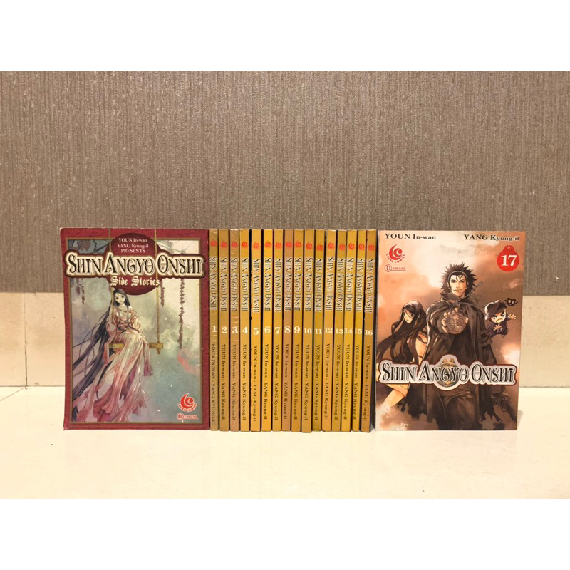 Manga Comic Set Shin Angyo Onshi 1-17 + side story | Shopee Malaysia