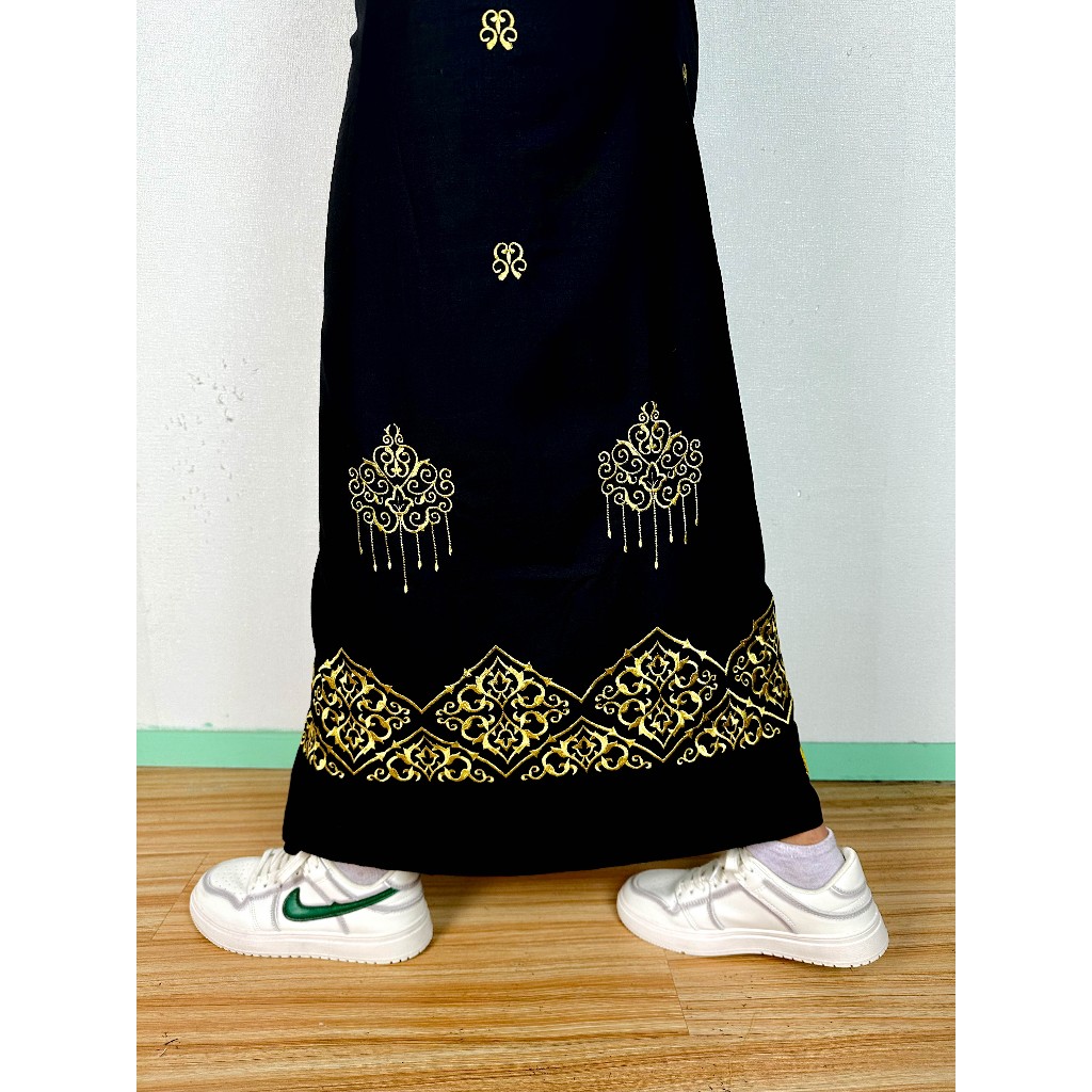 New!!-arabic Motif Premium Embroidery Sarong | Shopee Malaysia