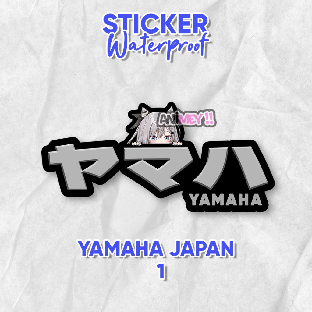 Vestia Zeta Yamaha Japan Logo Sticker / Waterproof Anime Sticker ... Vestia Zeta Yamaha Japan Logo Sticker / Waterproof Anime Sticker ...