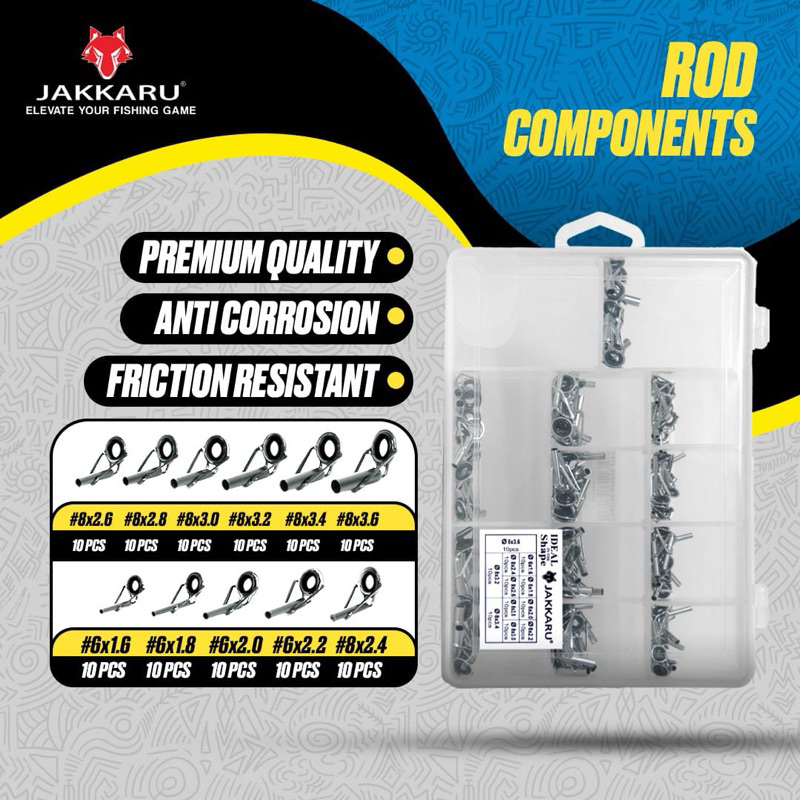 Top Ring Guide Jakkaru/Rod End Ring Rod (Not Fuji) | Shopee Malaysia