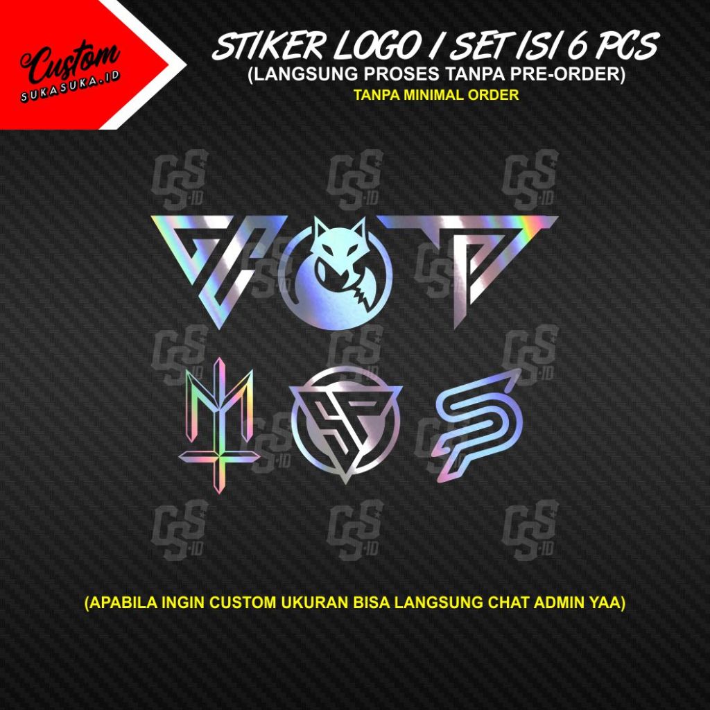 Speedpeople GC Motor Blackfox Maternal Team Arrogant Logo Hologram ...