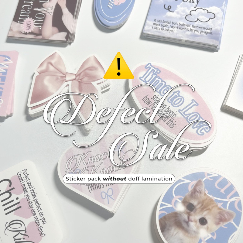 Sticker PACK | Defect | Shopee Malaysia