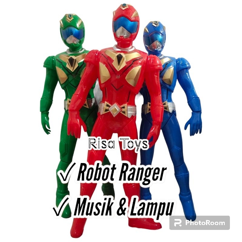 Robot Ranger Toy 22cm Music And Flashing Light2 | Shopee Malaysia
