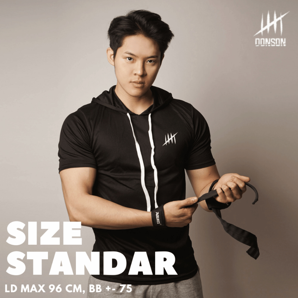 Donson Hoodie Men's Plain Short Sleeve Jumbo | Shopee Malaysia