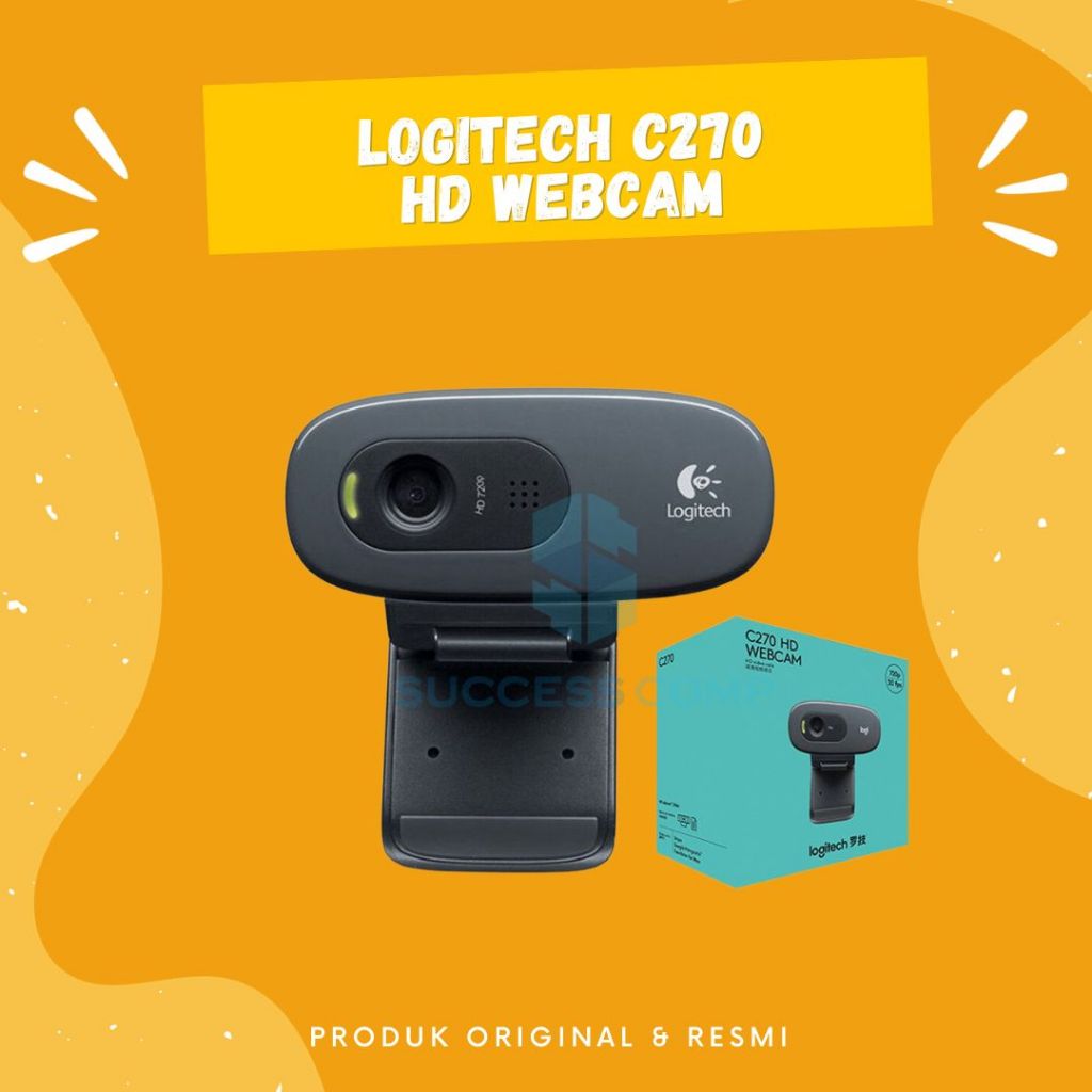 Original Logitech C270 HD Webcam | Shopee Malaysia