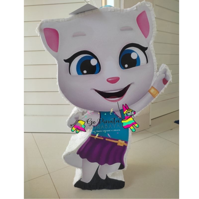 Pinata Talking Angela pinata Birthday pinata Cat | Shopee Malaysia
