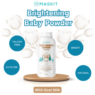 Brightening Baby Powder Natural Baby Powder Brightening - UV Filter Sun ...