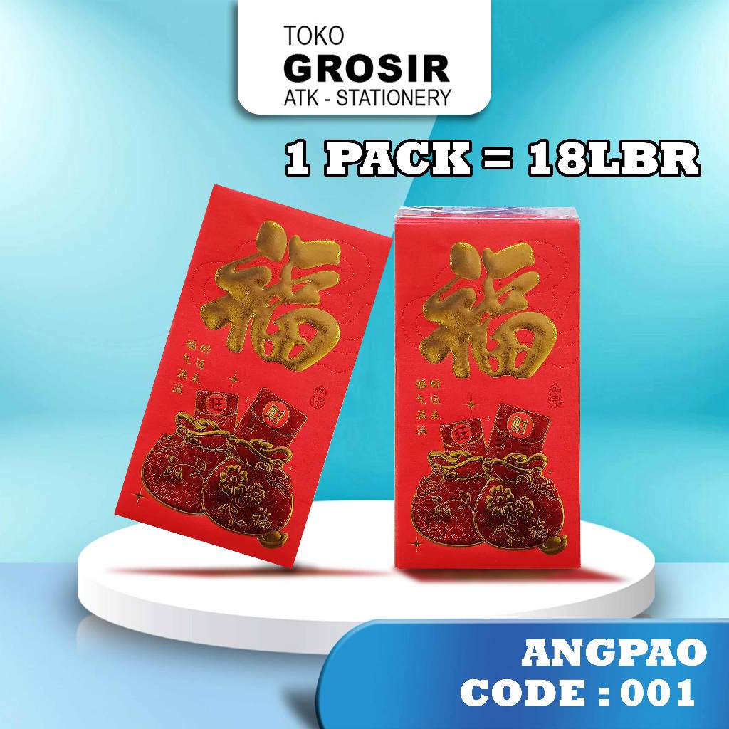 Paper ANGPAO ENVELOPE - ANGPAU IMLEK 2024 - CONTAINS 18 SHEETS | Shopee ...
