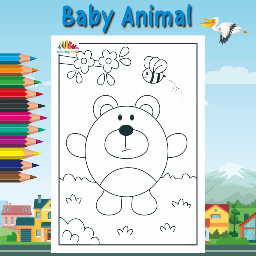 Coloring Paper/COLORING/COLORING/Drawing Paper/BABY ANIMAL/COLORING ...