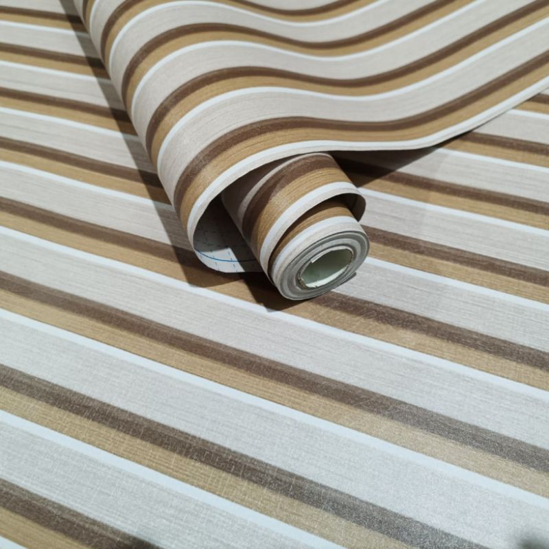 KAYU Wooden Wall Wallpaper Dark Brown Light Brown Puti Color ...