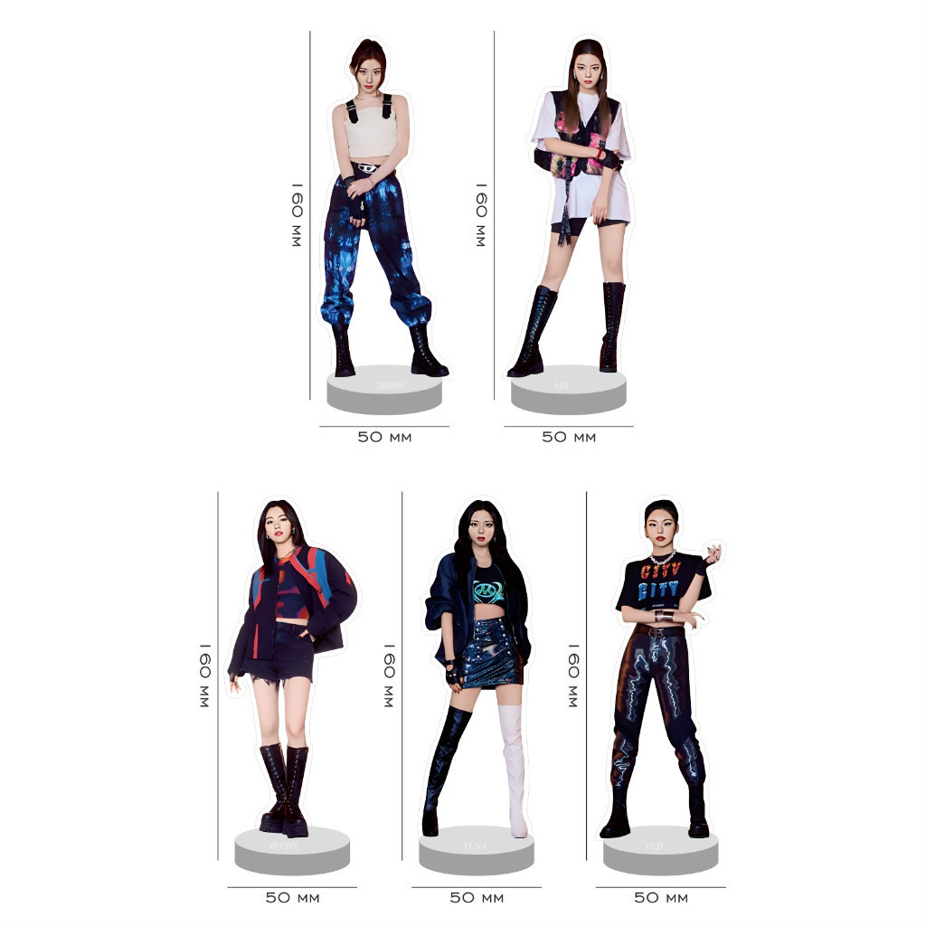 ITZY STANDEE FIGURE KPOP GIRLGRUP ITZY VOLTAGE VERSION | Shopee Malaysia