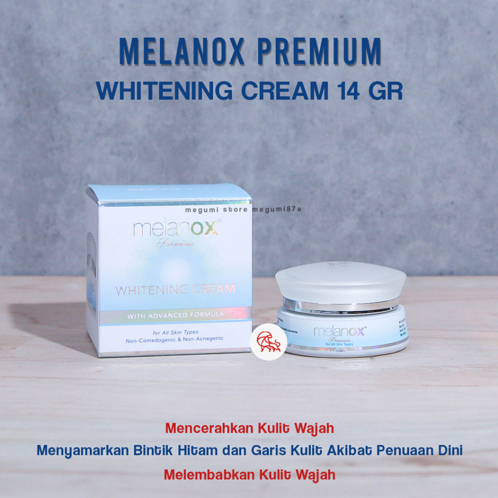 Melanox Premium Whitening Cream 14 grams | Shopee Malaysia