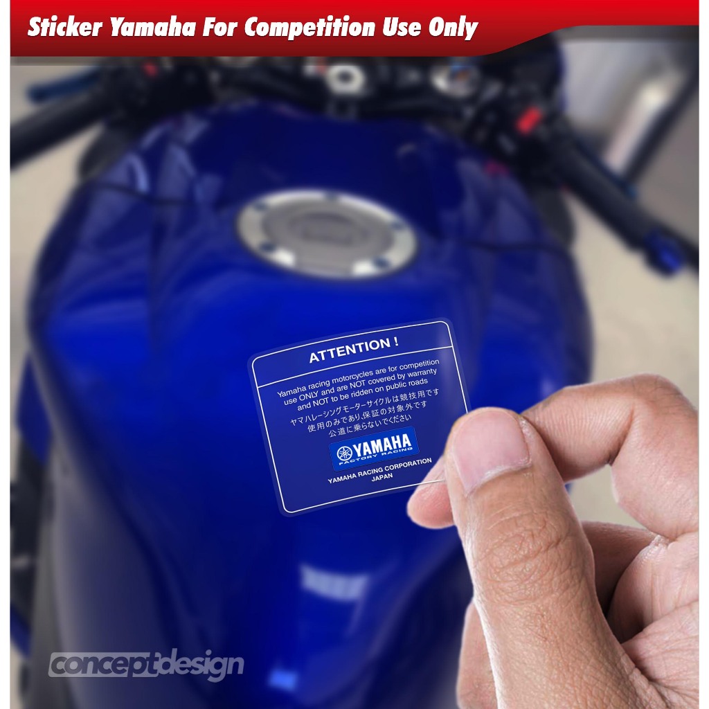 Yamaha Sticker For Competition Use Only | Shopee Malaysia