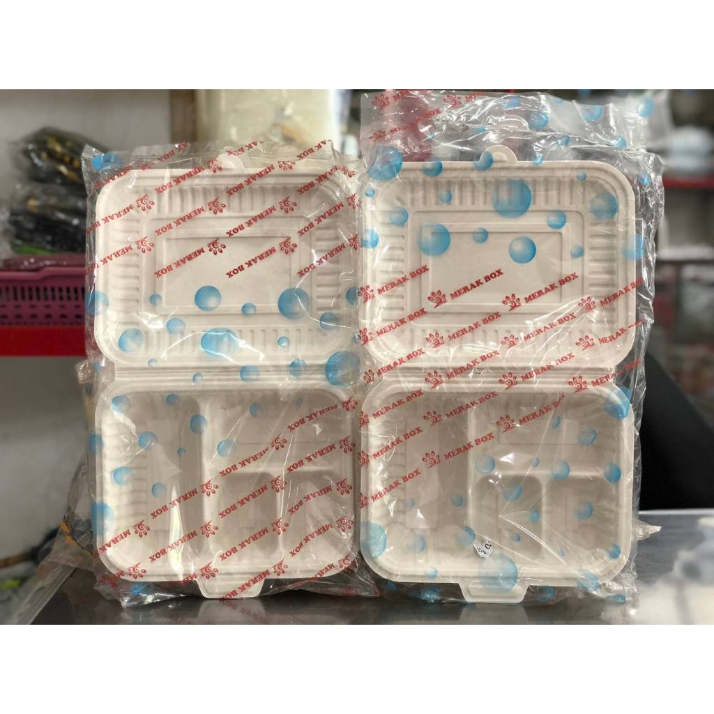 4 compartment Meal box/4 compartment lunch box 1 pack contains 20 pcs ...