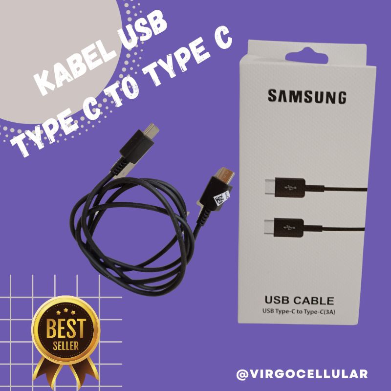 Original Samsung USB Cable Type C to C / Fast charging | Shopee Malaysia