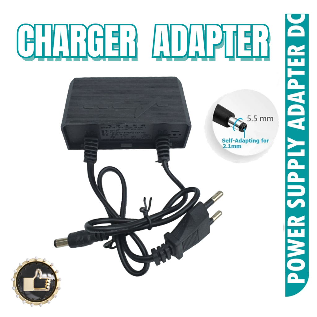 AIHOME CCTV Camera Cable Adapter Power Supply 12V 2A IP Camera ...
