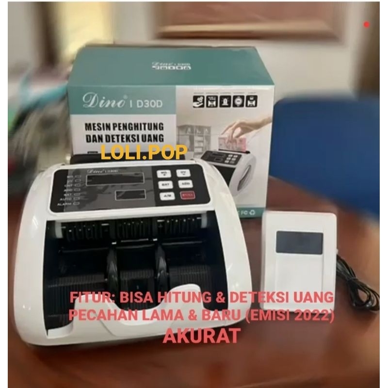 MESIN MONEY COUNTRY DETECTOR DINO D-30D / D30D MONEY COUNTING MACHINE ...