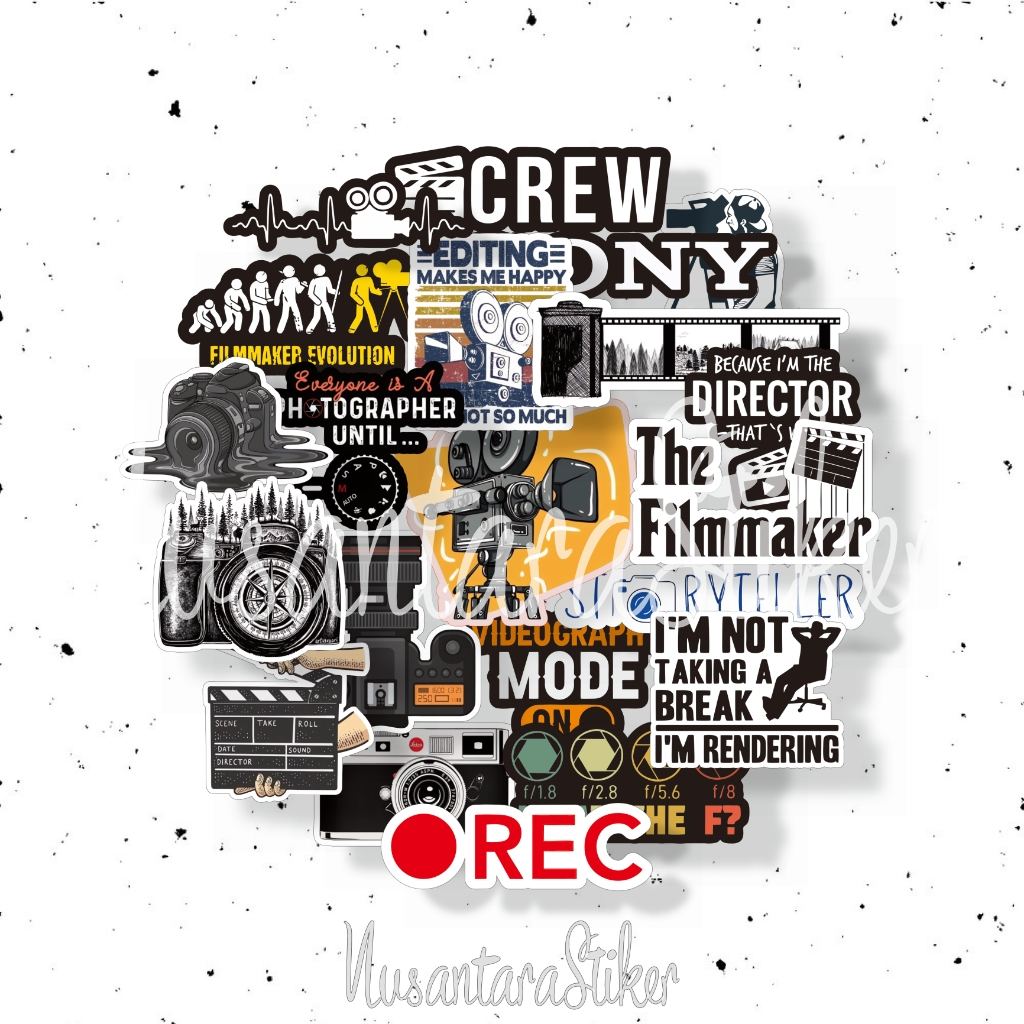 Sticker CASE LAPTOP SUITcase TUMBLR STIKCKER CAMERA STICKER AESTHETIC ...