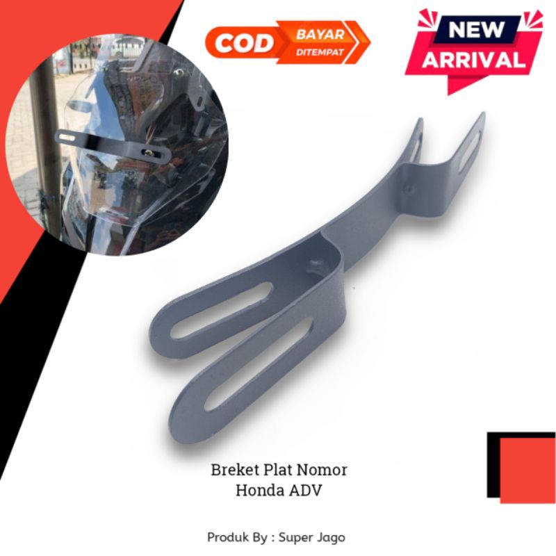 Adv 150 ADV 160 Number Plate Bracket On The Front Visor | Shopee Malaysia