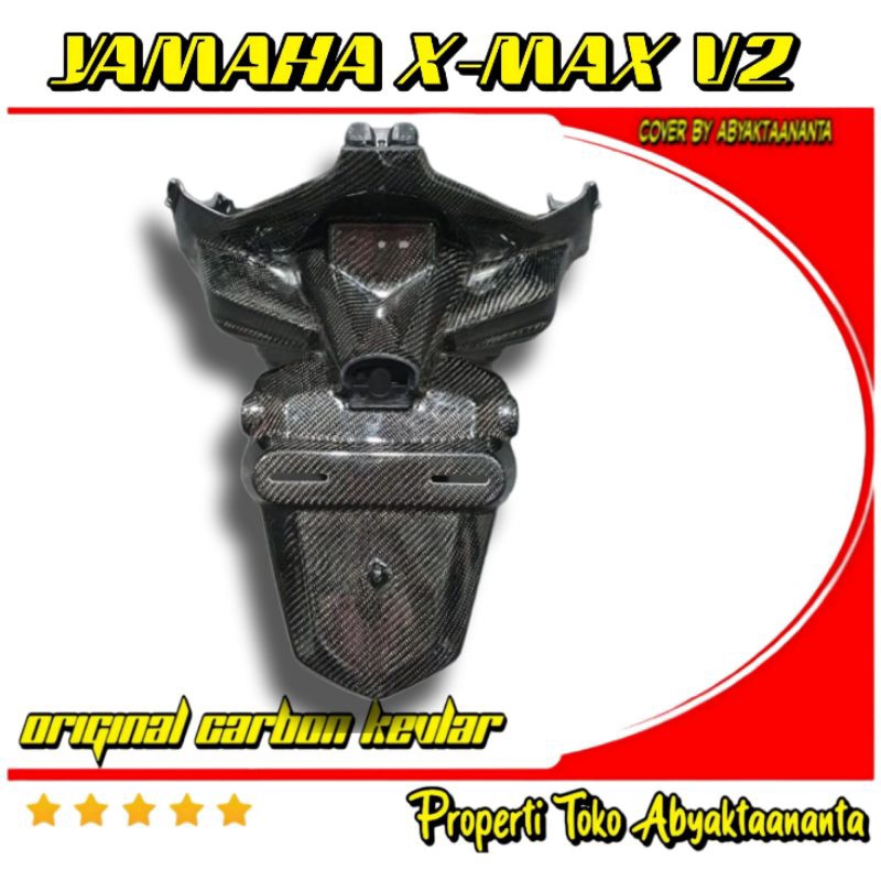 Xmax New Carbon Kevlar Xmax V2 Carbon Rear Fender | Shopee Malaysia