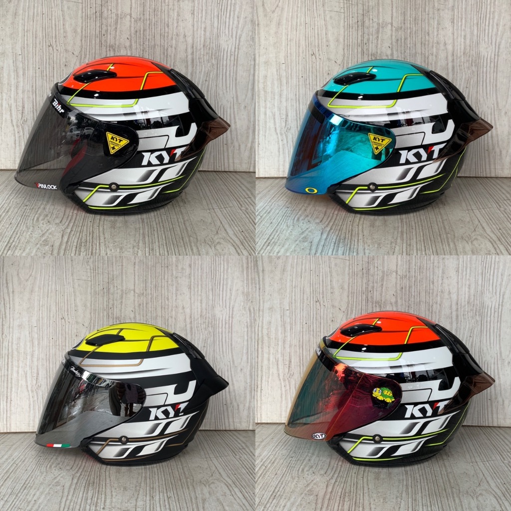 Kyt DJ MARU HELMET MOTIF 13 PACKAGES 3D SPOILER HANDLING | Shopee Malaysia