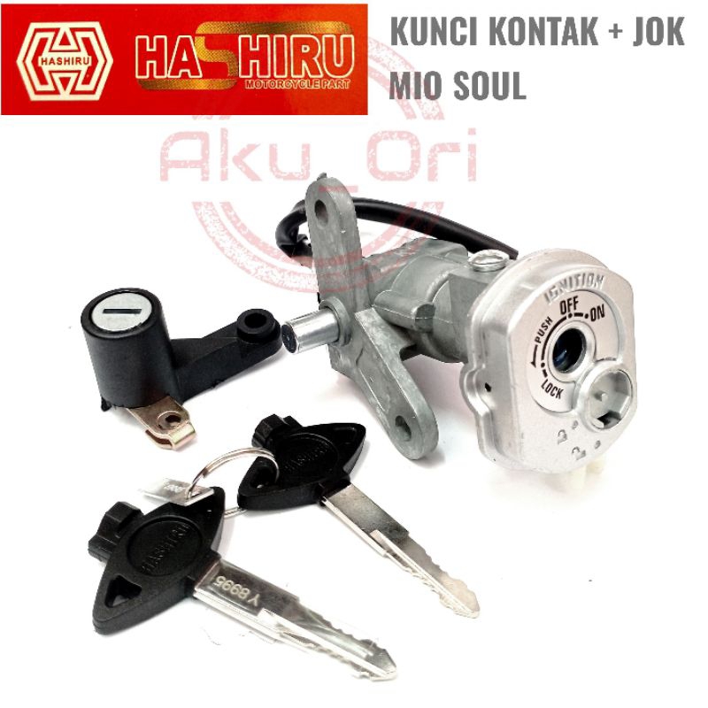 Contact Key set Mio soul HASHIRU Ignition Key set plus Seat Mio soul ...