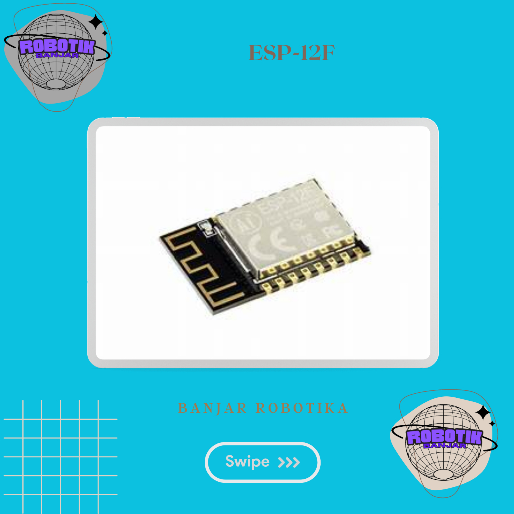 ESP 12F ESP-12F - WiFi Module ESP8266 ESP12F ESP12 For IoT Project | Banjar Robotics | Shopee ...