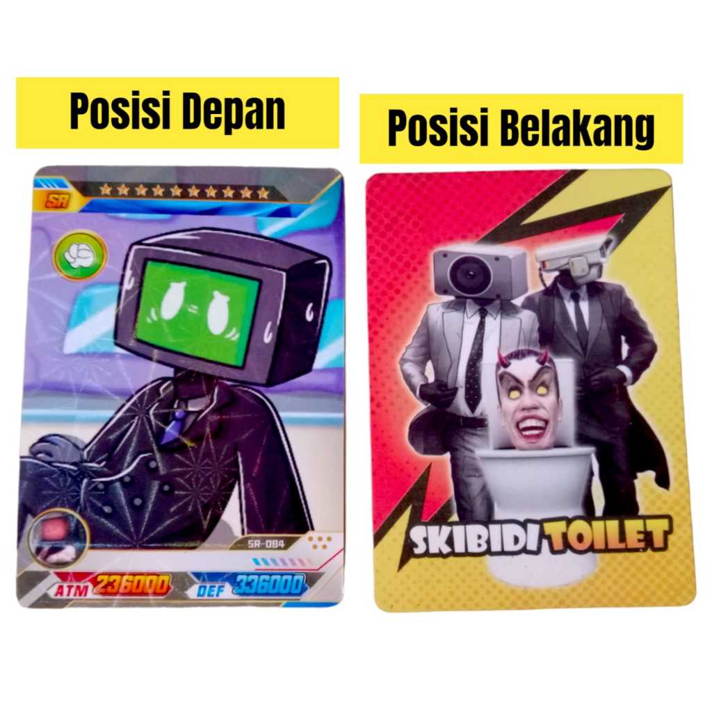 1 12 Packs Of TOILET SKIBIDI CARD Toys/TOILET SKIBIDI TRANDING CARD ...